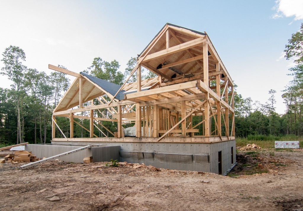 Post and Beam Homes: Under Construction – Part 5 - Timberhaven Log ...