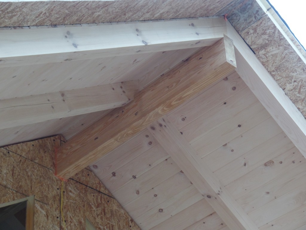 Custom Post and Beam Porch: Under Construction – Part 8 - Timberhaven ...