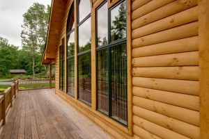 NEW!!! 8″ x 12″ D-Shaped Laminated Logs - Timberhaven Log & Timber Homes