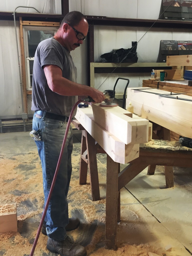 Timber Frame Hammer Truss Detail by Timberhaven