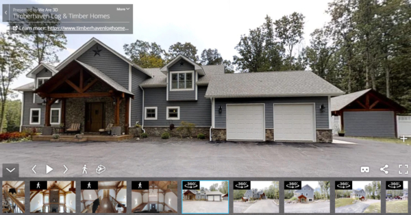 Log & Timber Home Virtual Tours Now Available - Timberhaven Log ...