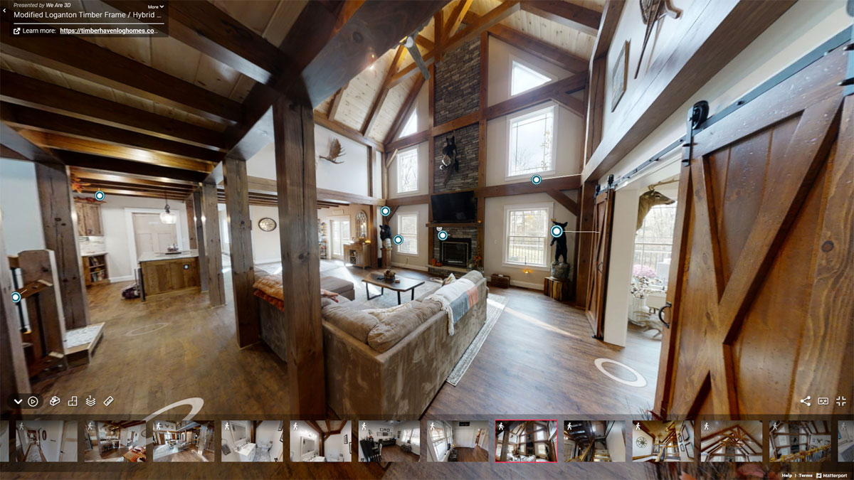 Modified Loganton Timber Frame / Hybrid Home McDermott - Timberhaven ...