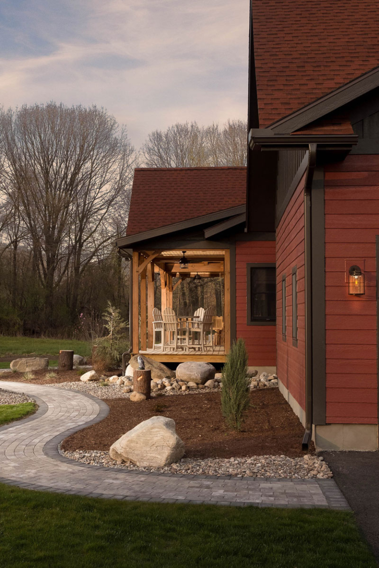 Saratoga Timber Frame Wasniewski - Timberhaven Log & Timber Homes