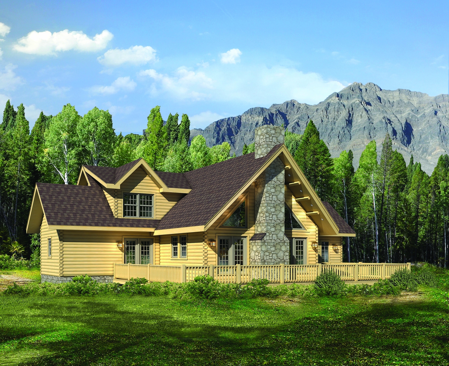 Chesapeake Log Home: Design to Reality