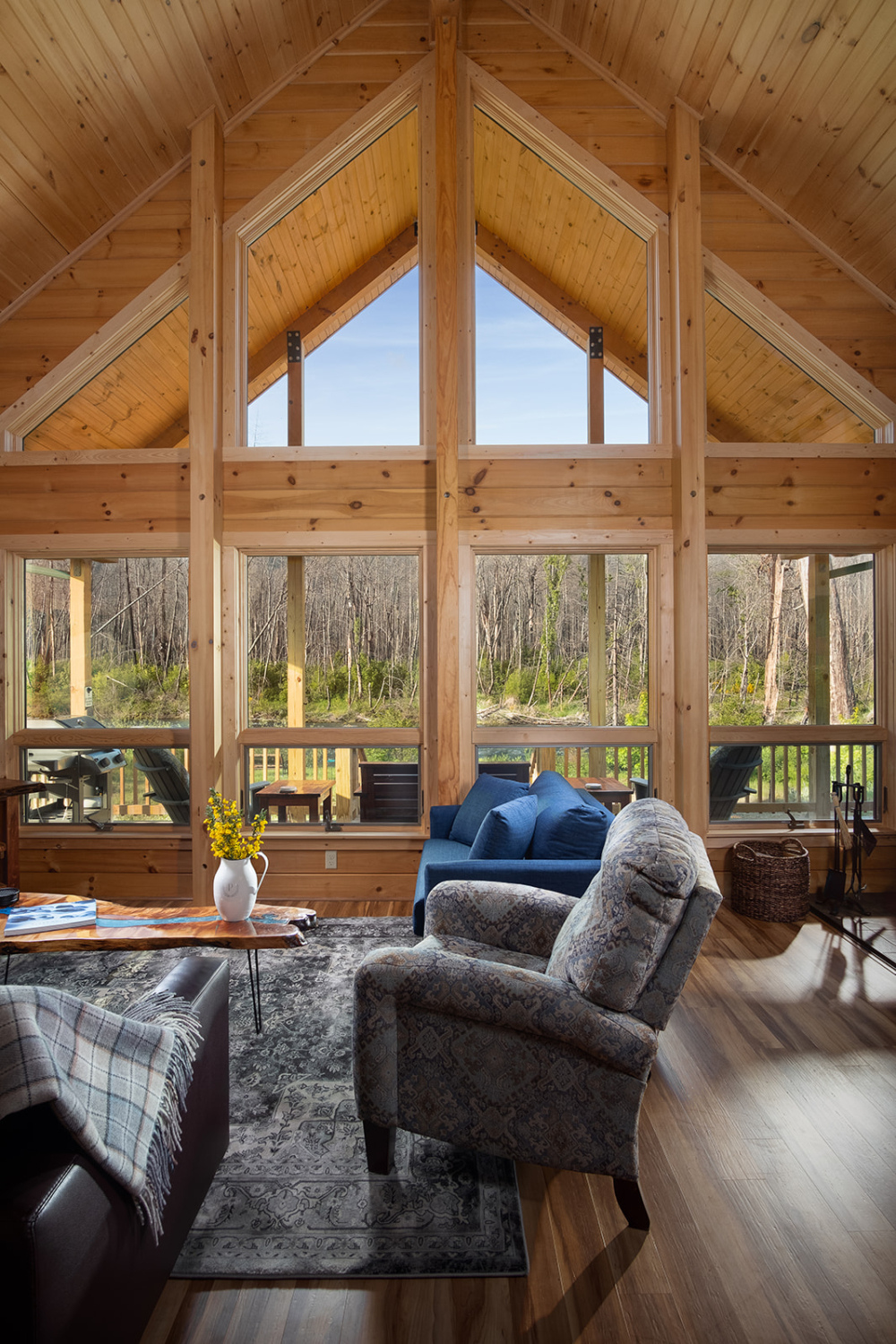 Pitcher Perfect: A log-home-loving couple rebuild their paradise...