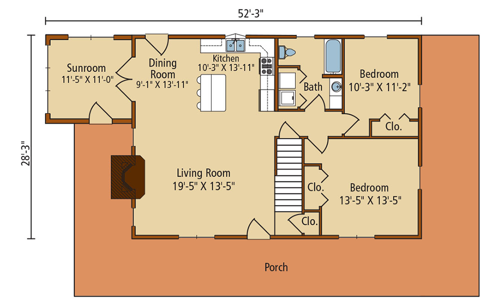 Meadow View II - Timberhaven Log & Timber Homes