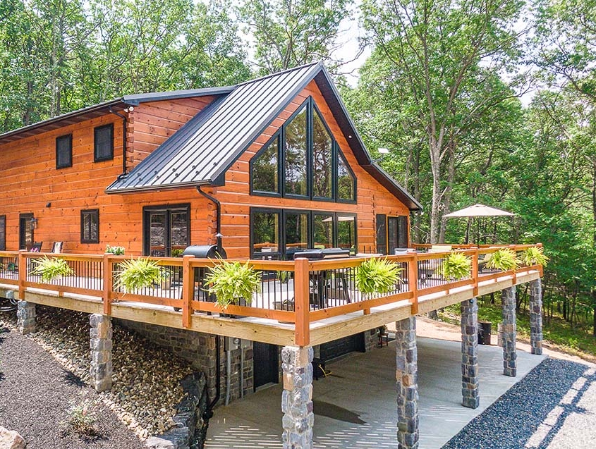 Log Home Magazine Feature: Together Again