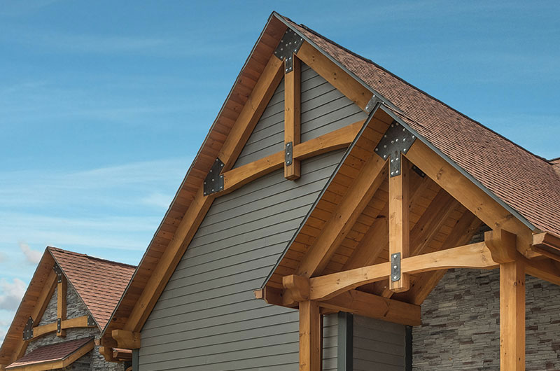 Exterior Timber Elements - Timberhaven Log & Timber Homes